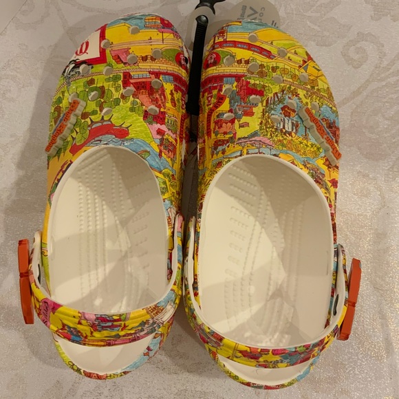 CROCS | Shoes | Nwt Disney Womens Size 8 Crocs Vault Map Collection 6 ...